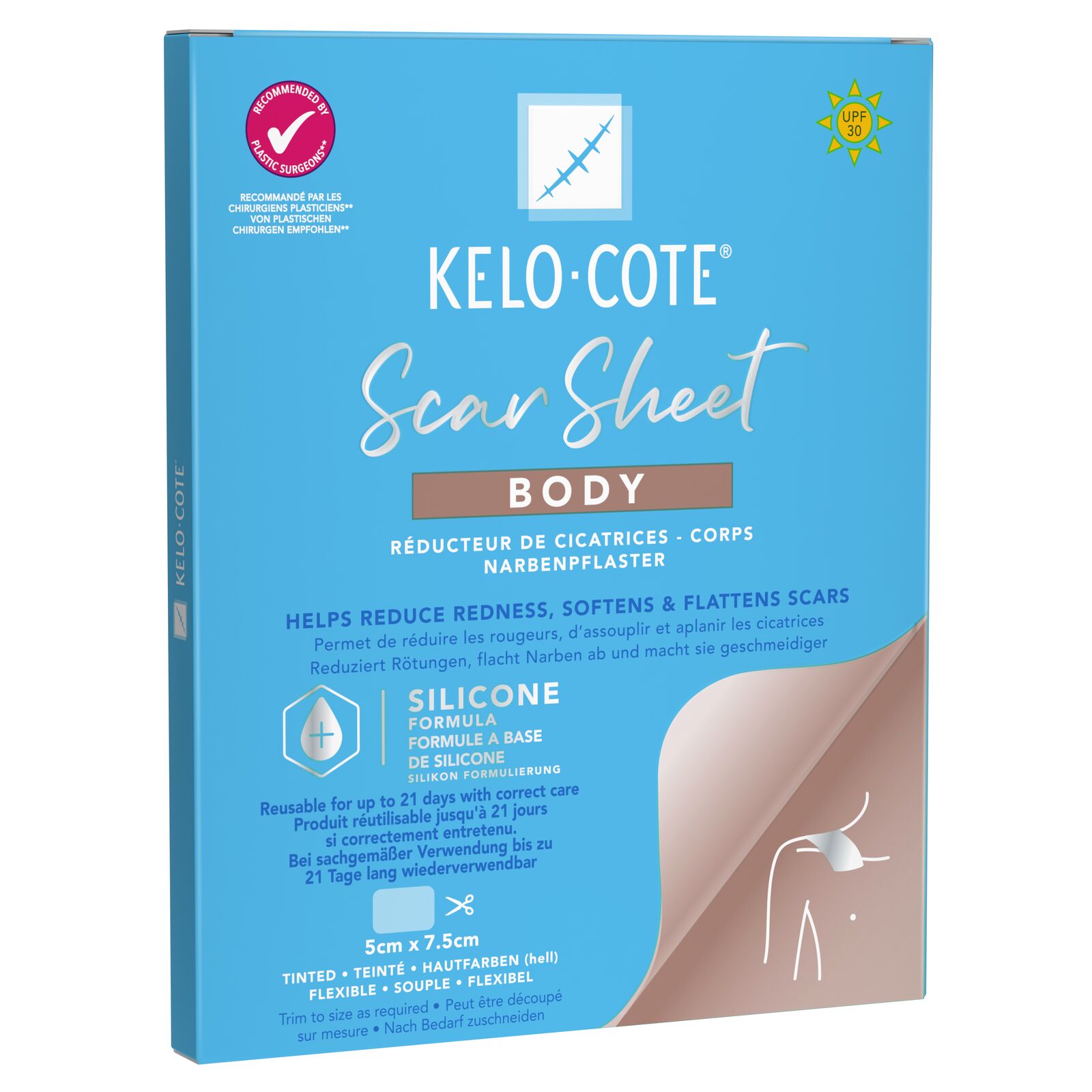 KELO-COTE® Body Scar Sheet - Alliance Kelo Cote